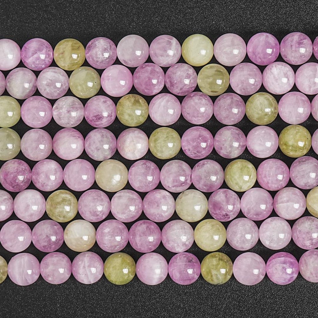 Genuine Natural Violet Kunzite Gemstone Beads 6-7MM 7MM 8MM 9MM 10MM ...