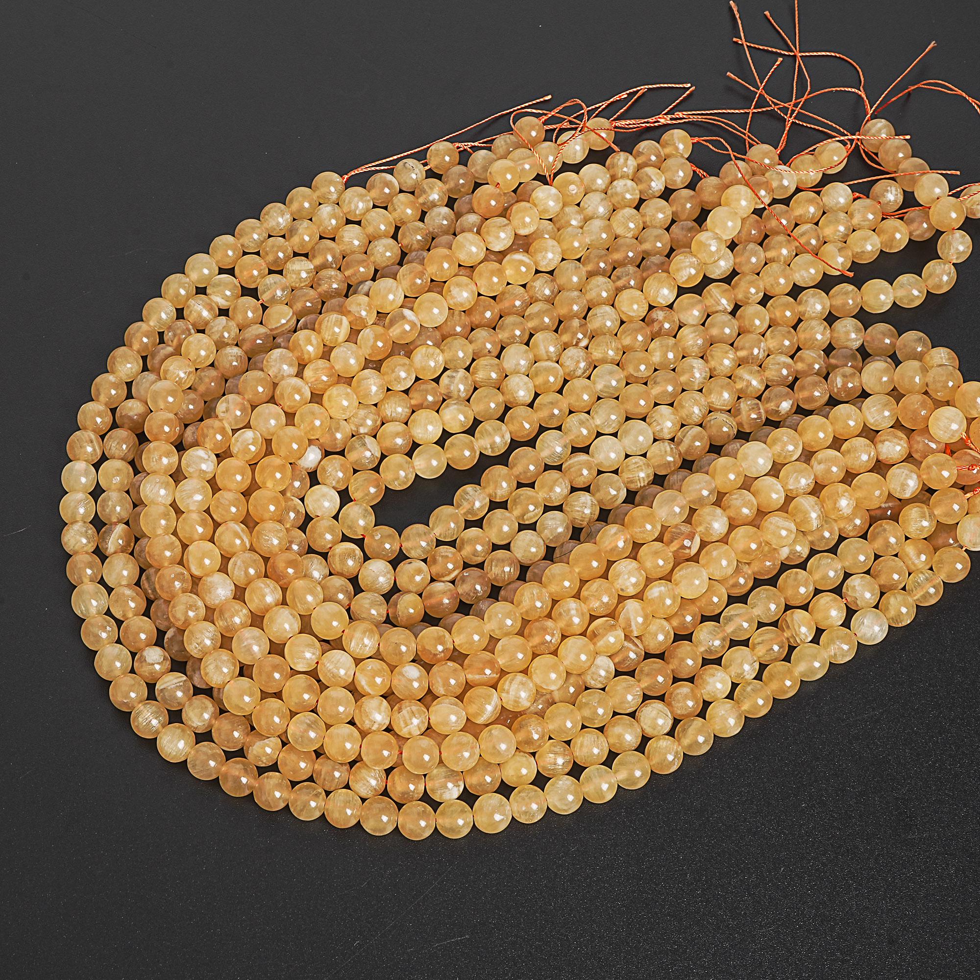 Genuine Natural Calcite Gemstone Beads 6MM 6-7MM 8-9MM 10MM 10-11MM ...