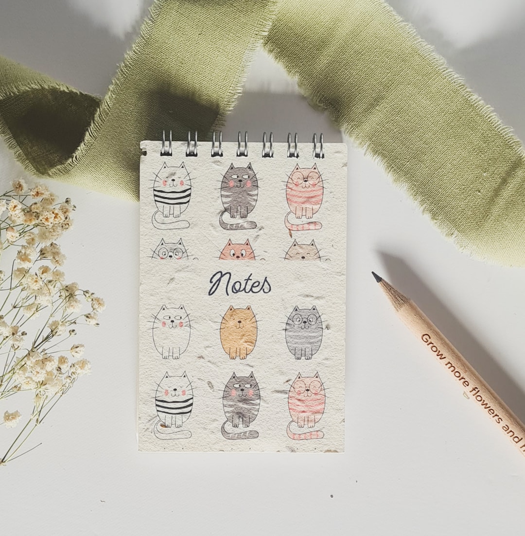 Seeded, Plantable MINI Sized Notebooks,10cm X 6.5cm Recycled Materials ...