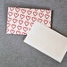 Pack of 10 Mini or Small Red Love Heart Envelopes and Note Cards ...