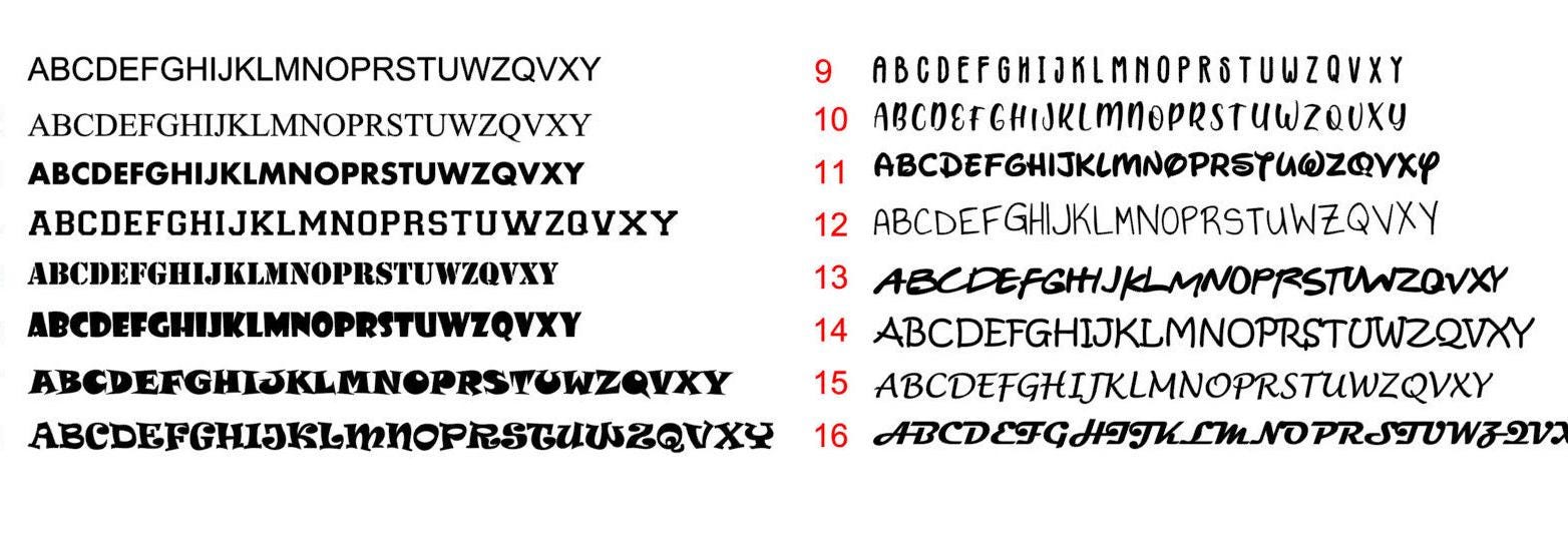 Block Letter Vinyl Alphabet, Capital Letters - Etsy