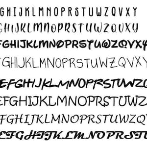 Block Letter Vinyl Alphabet, Capital Letters - Etsy