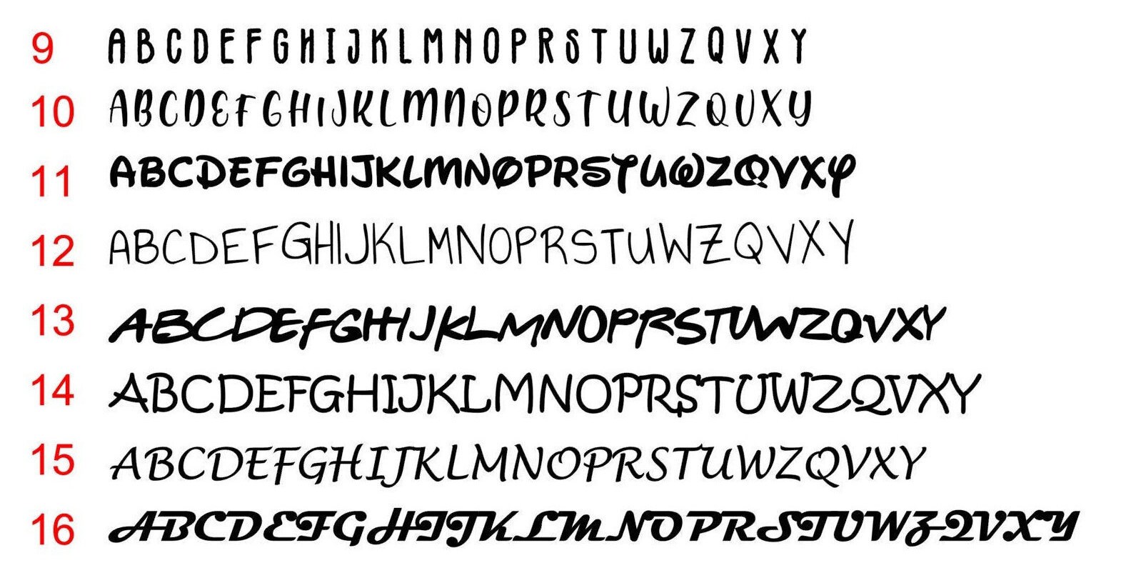 Block Letter Vinyl Alphabet, Capital Letters - Etsy