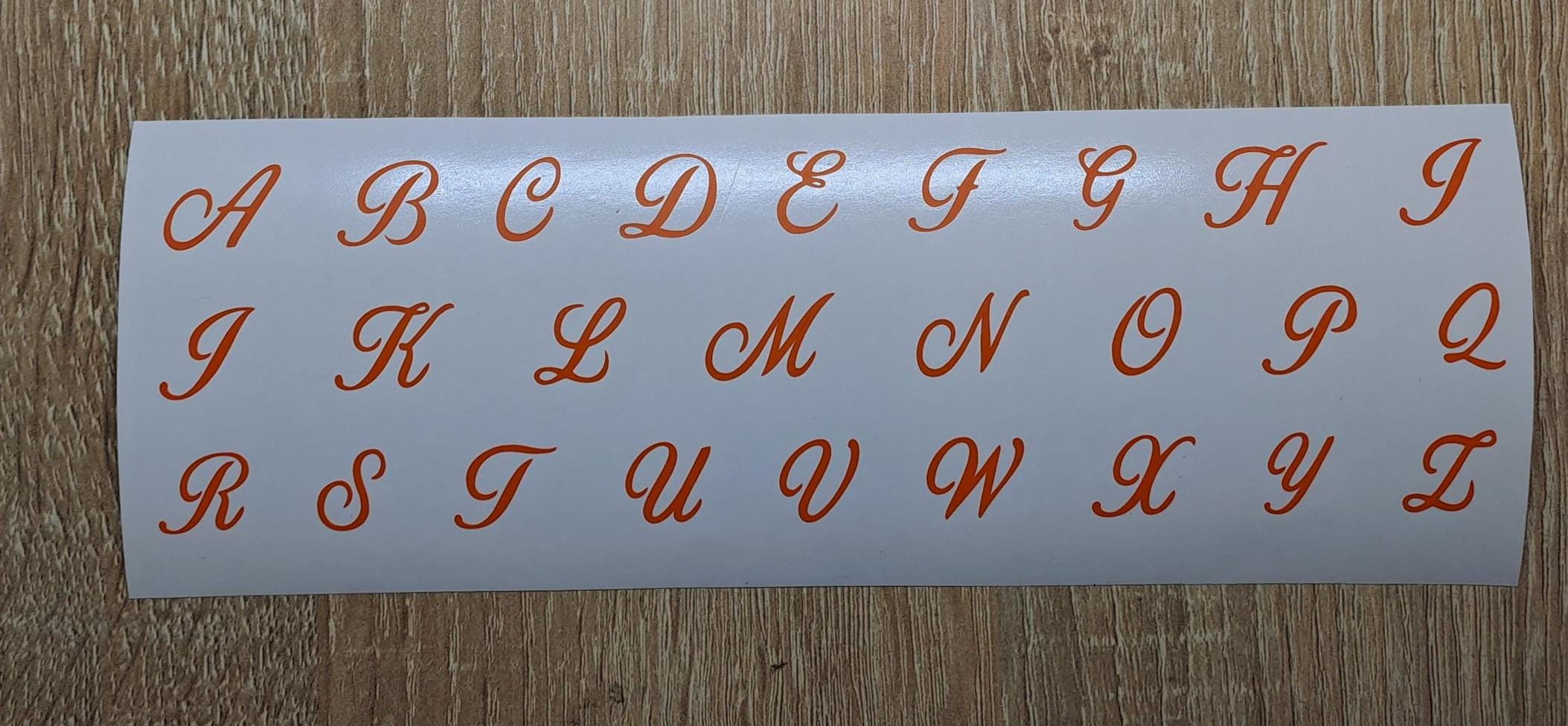 Prachtige Cursieve Alfabetlettertypen