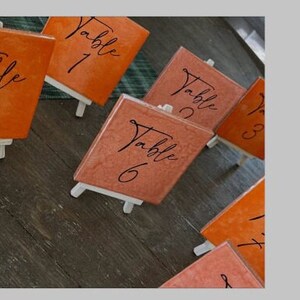 Wedding Table Number Vinyl Decal, Table Number Stickers, Wedding Day ...