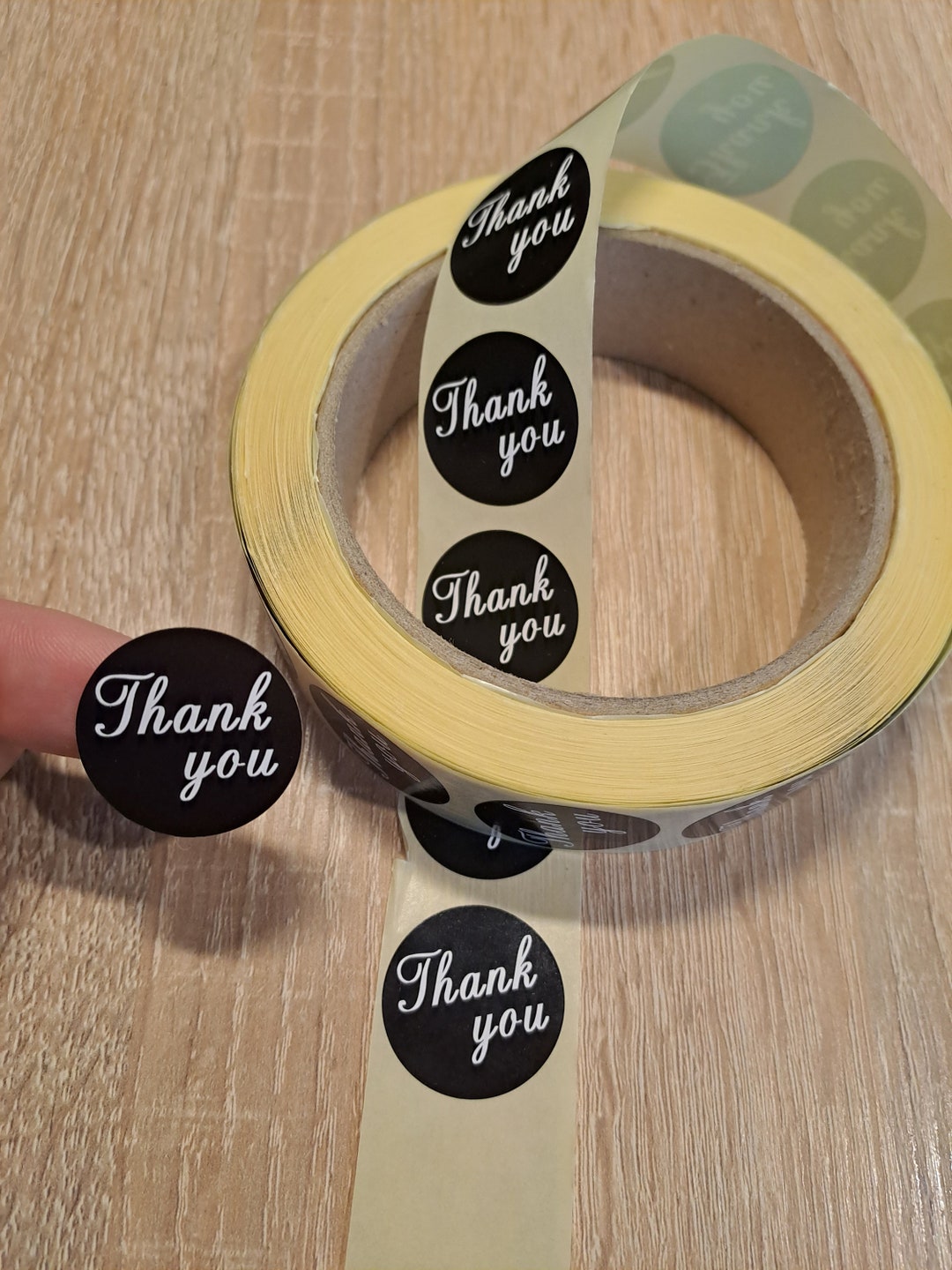 Circle Thank You Stickers, Label Seals, Thank You Stickers for Business ...