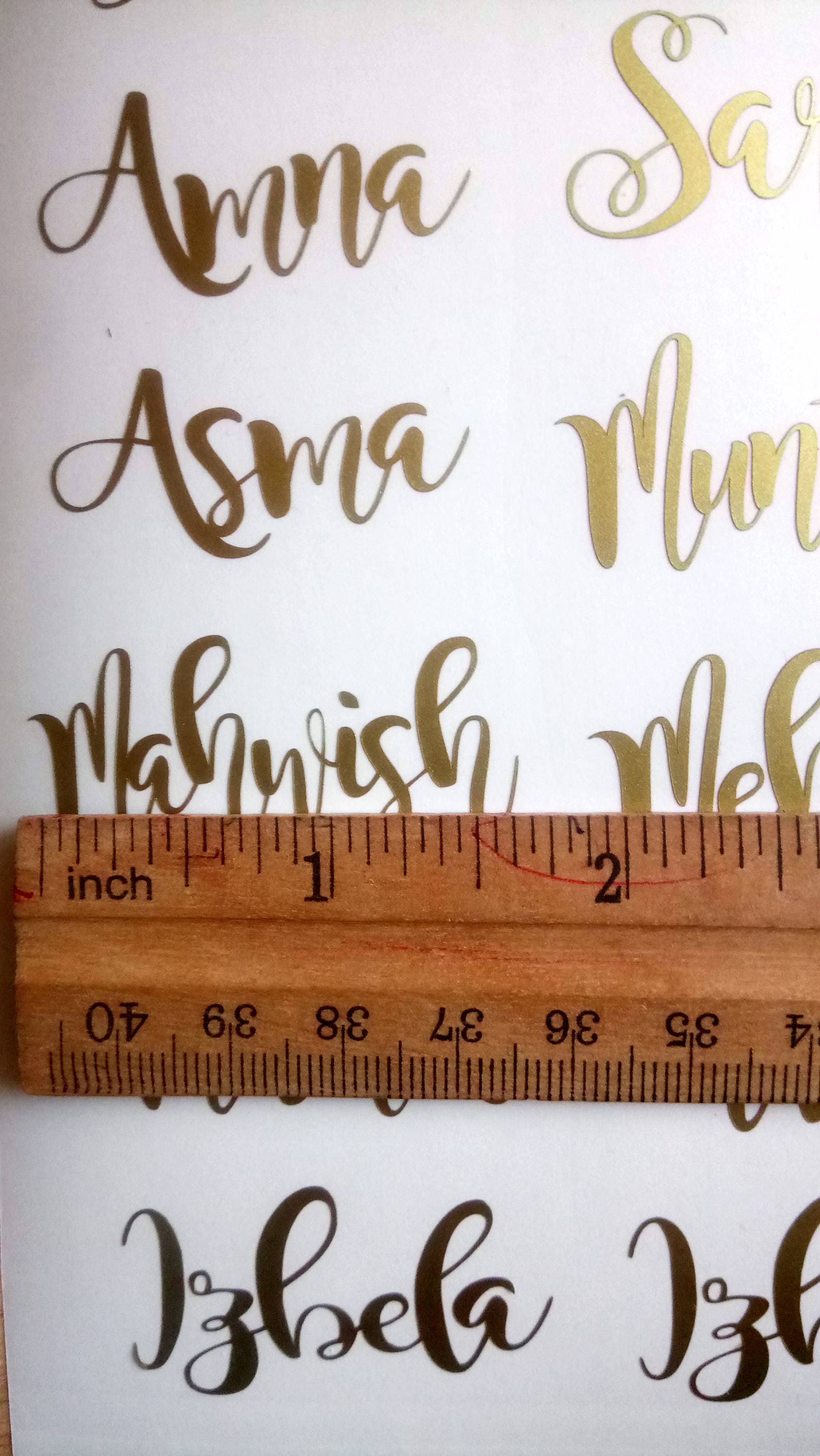 Small Size 1.51.8 Custom Name Vinyl Decal for - Etsy