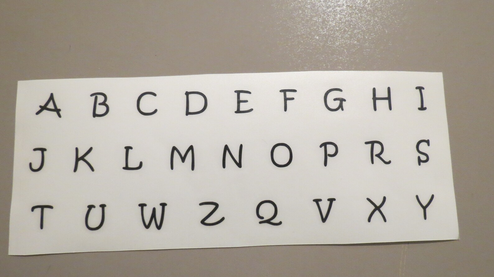 Block Letter Vinyl Alphabet Capital Letters - Etsy