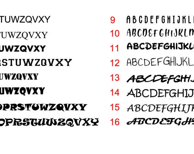 Corsiva Font Alphabet Vinyl Decals , Full Alphabet Capital Letters ...