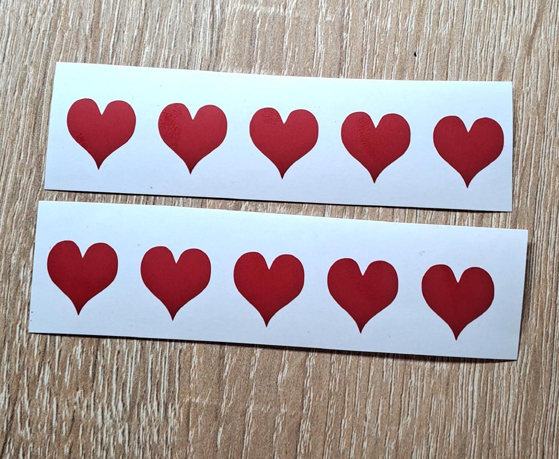 Playing Card Suit Decals: Vinyl Poker Stickers - Etsy