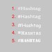 Customized Hashtag Vinyl Decals - Etsy