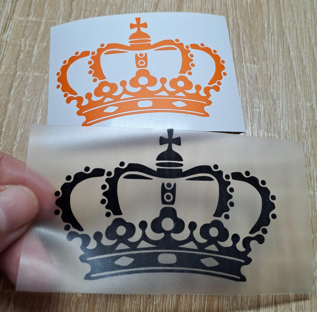 Set of 2 Crown Decals,royal Crown, Crown Vinyl Decal Stickers- Birthday ...