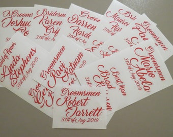 Custom-made Vinyl Party Stickers Personalized Stickers for - Etsy