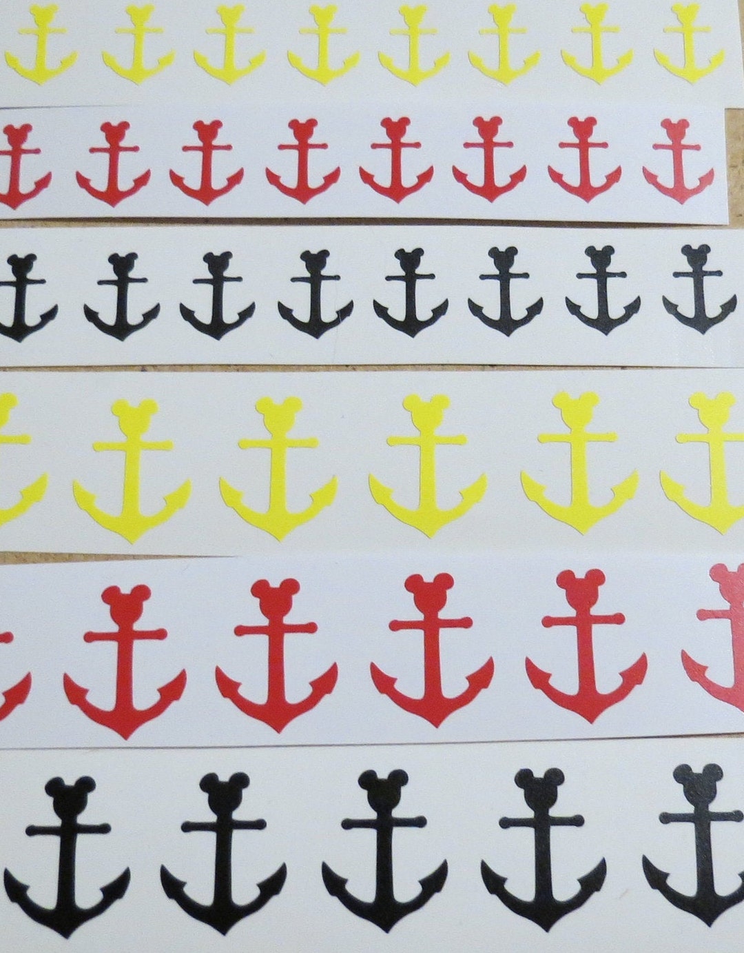 Set of 12 Disney Anchors / Vinyl Decals - Etsy