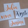 Corsiva Font Alphabet Vinyl Decals , Full Alphabet Capital Letters . - Etsy