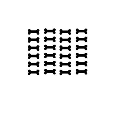 Set of 12 Dog Bones Vinyl Decals - Etsy