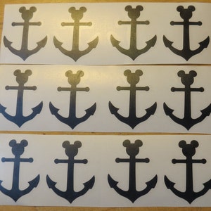 Set of 12 Disney Anchors / Vinyl Decals - Etsy