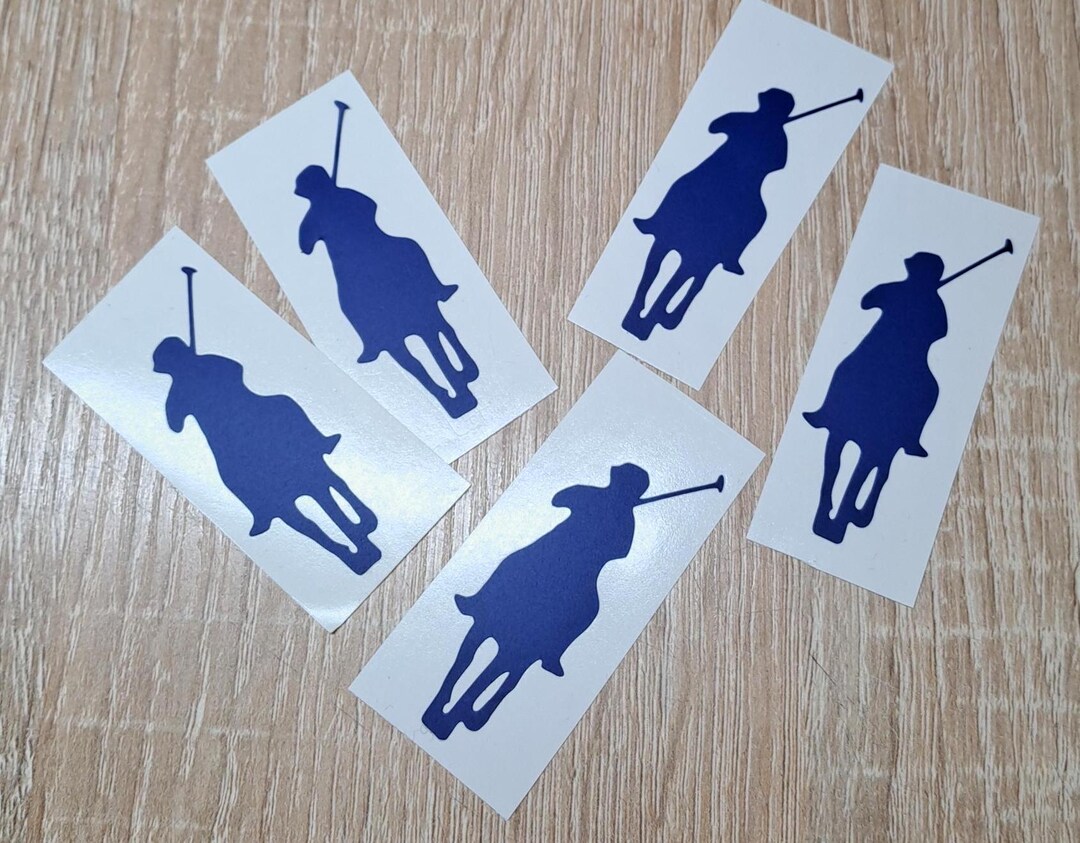 Polo Player Vinyl Decals: Equestrian Party Stickers (set of 12) - Etsy