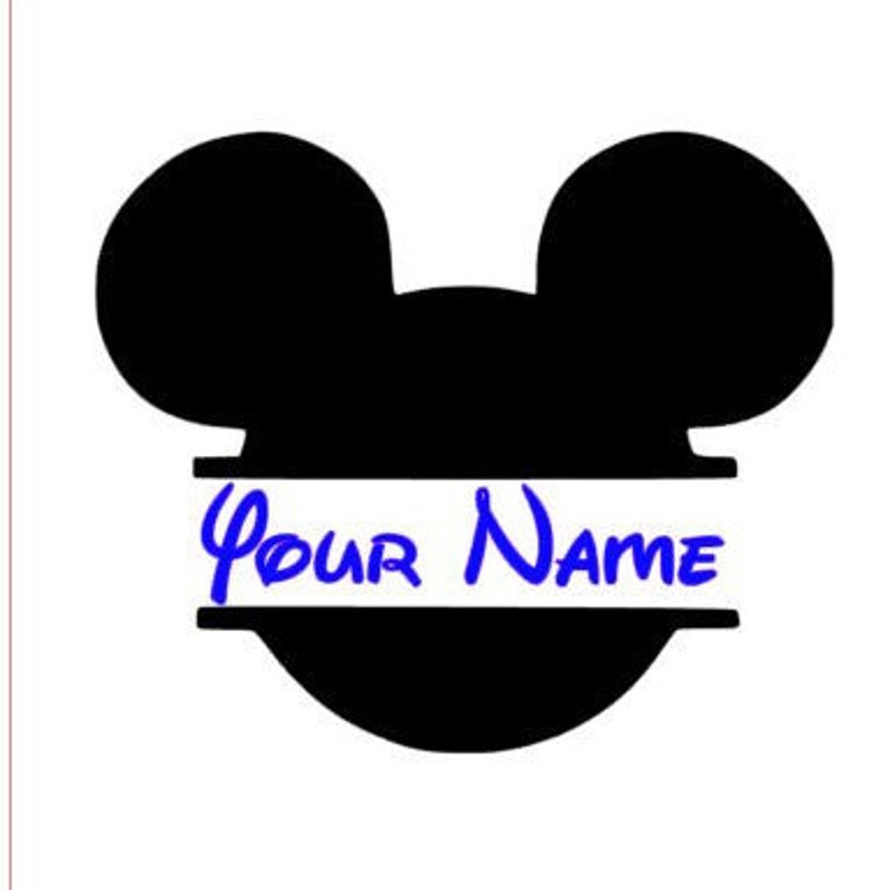 Mickey Mouse Decal Etsy