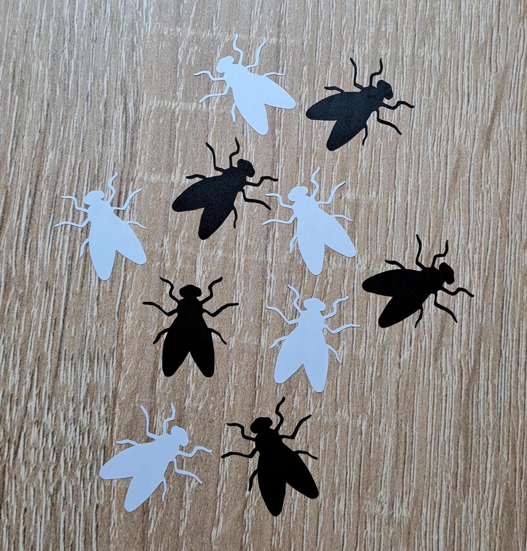 Fly Vinyl Stickers: Pranks & DIY Horror Decor - Etsy