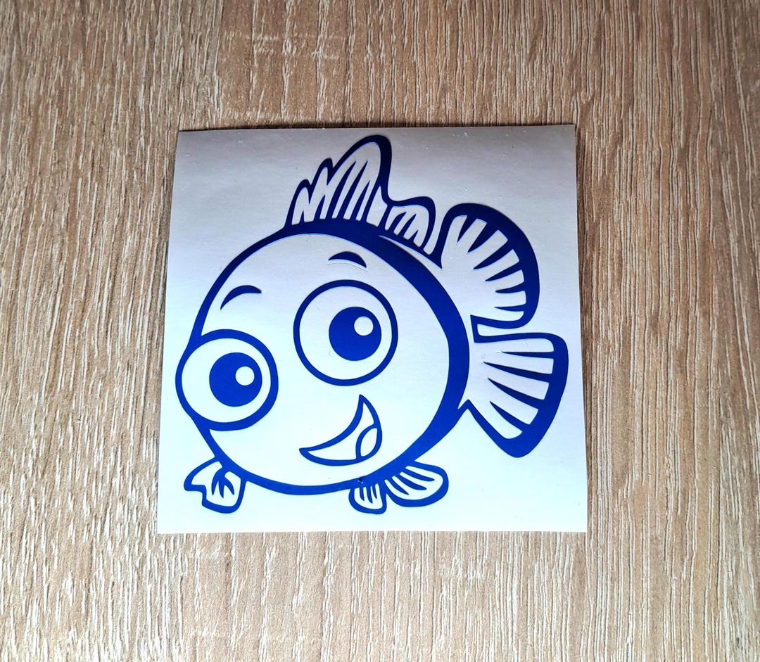 Fish Vinyl Decals, Die Cut Vinyl Funny Here Fishy , Fish Stickers - Etsy