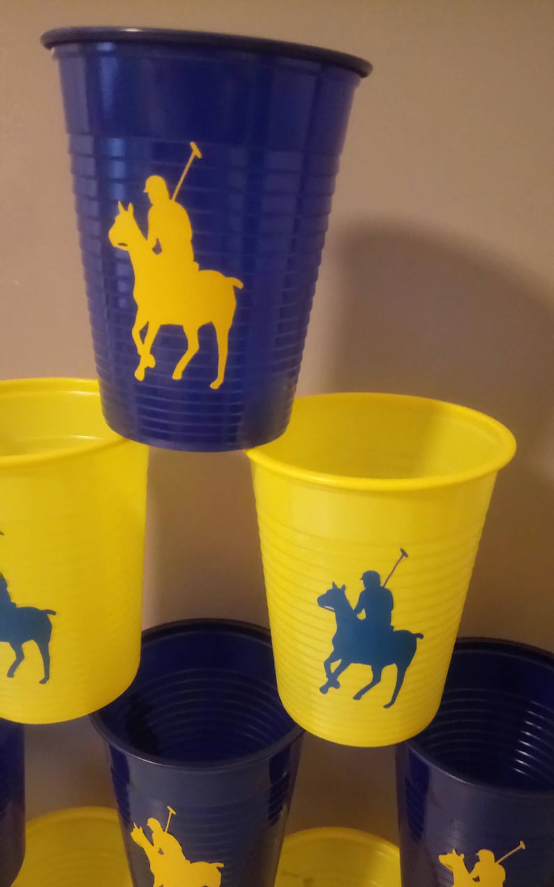 Set of 12 Polo Player Vinyl Decal Polo Horse Decal Stickers - Etsy