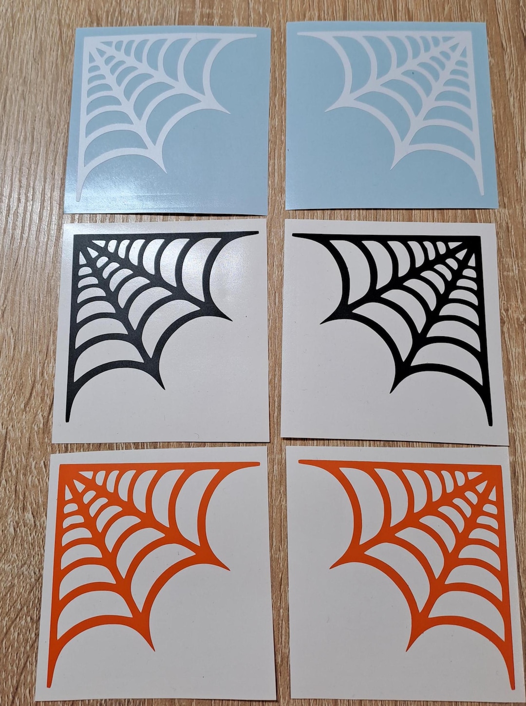 Spider Web Corner Decals (set of 2): Fun Spooky Vinyl Wall Stickers - Etsy