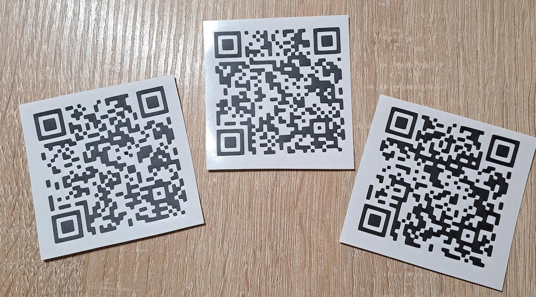 Custom QR Code Vinyl Stickers | Personalized QR Decals for Businesses ...