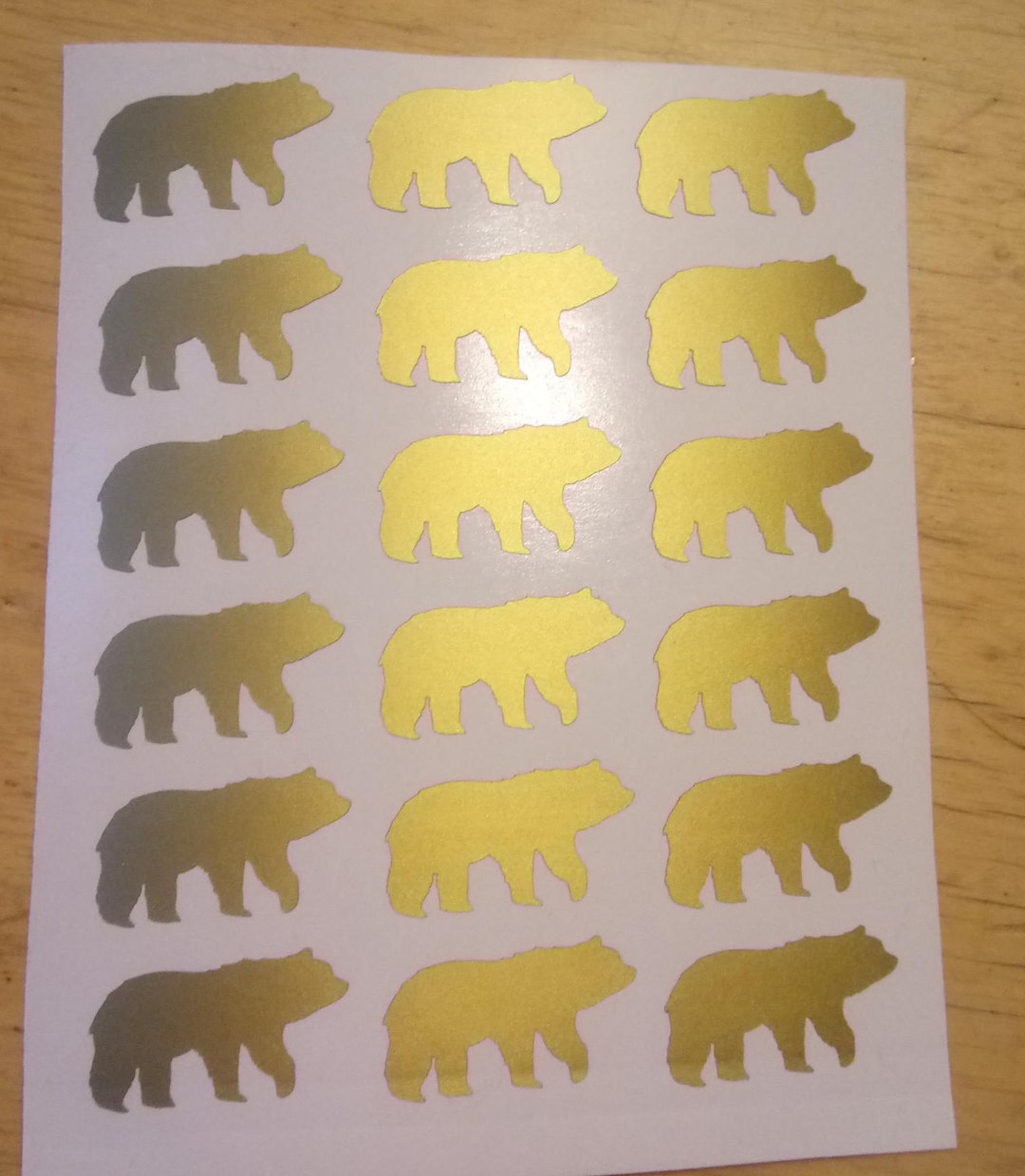 Conjunto de 24 calcomanías de oso bebé globos calcomanías, pegatinas ...