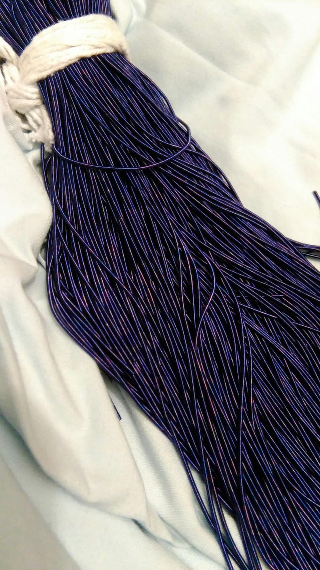 Purple Embroidery Thread Dark Irise/metallic Effect/smooth Violet ...