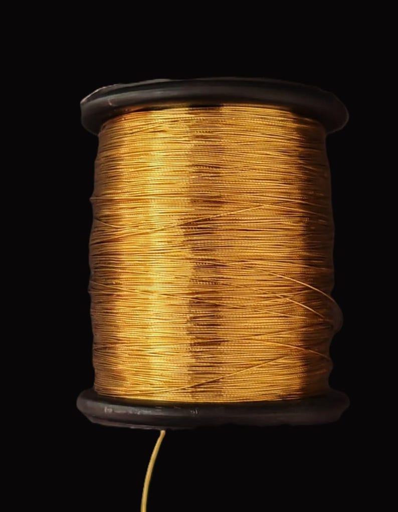 Spool of Royal Gold Thread (250) - Etsy