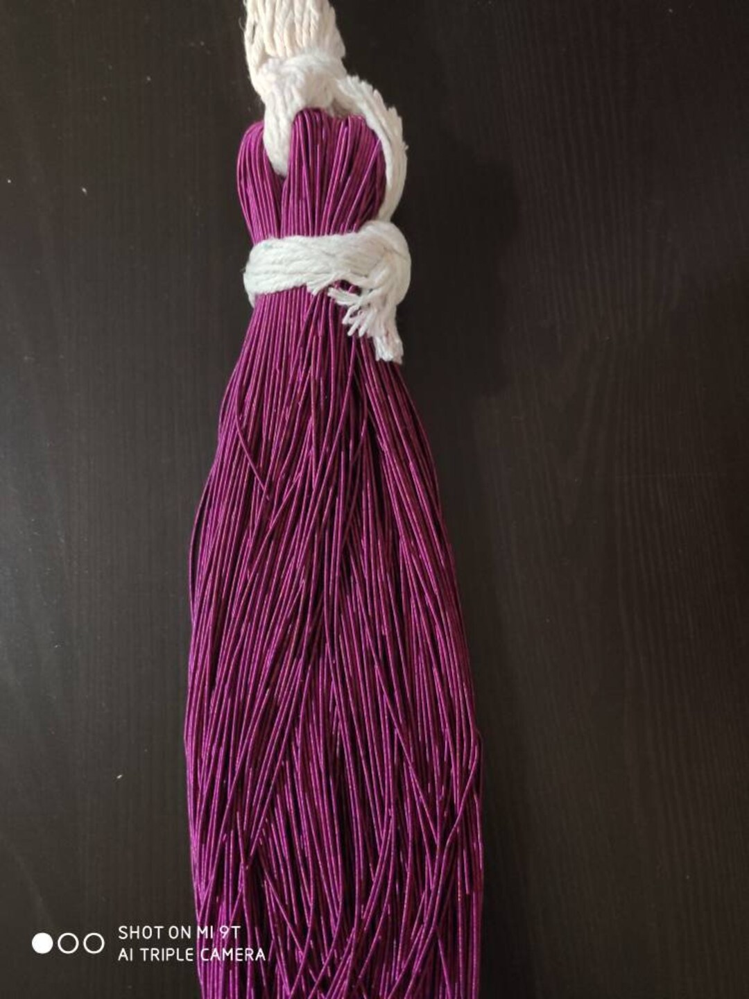 Hilo de bordar morado cereza/Hilo canetillo liso morado cereza - Etsy ...