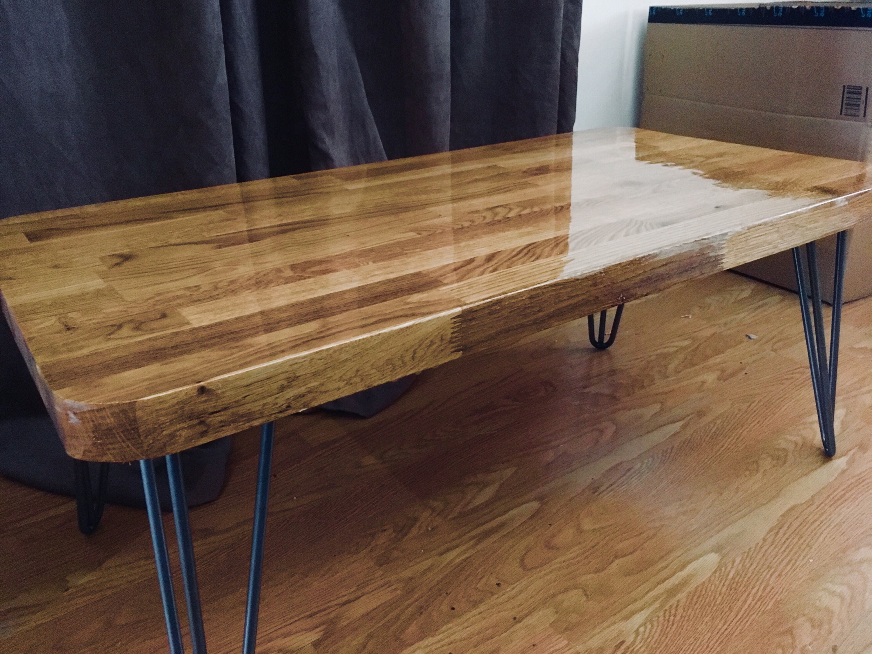 Epoxy Oak Slab Table Oak Slab Coffee Epoxy Resin table desk | Etsy