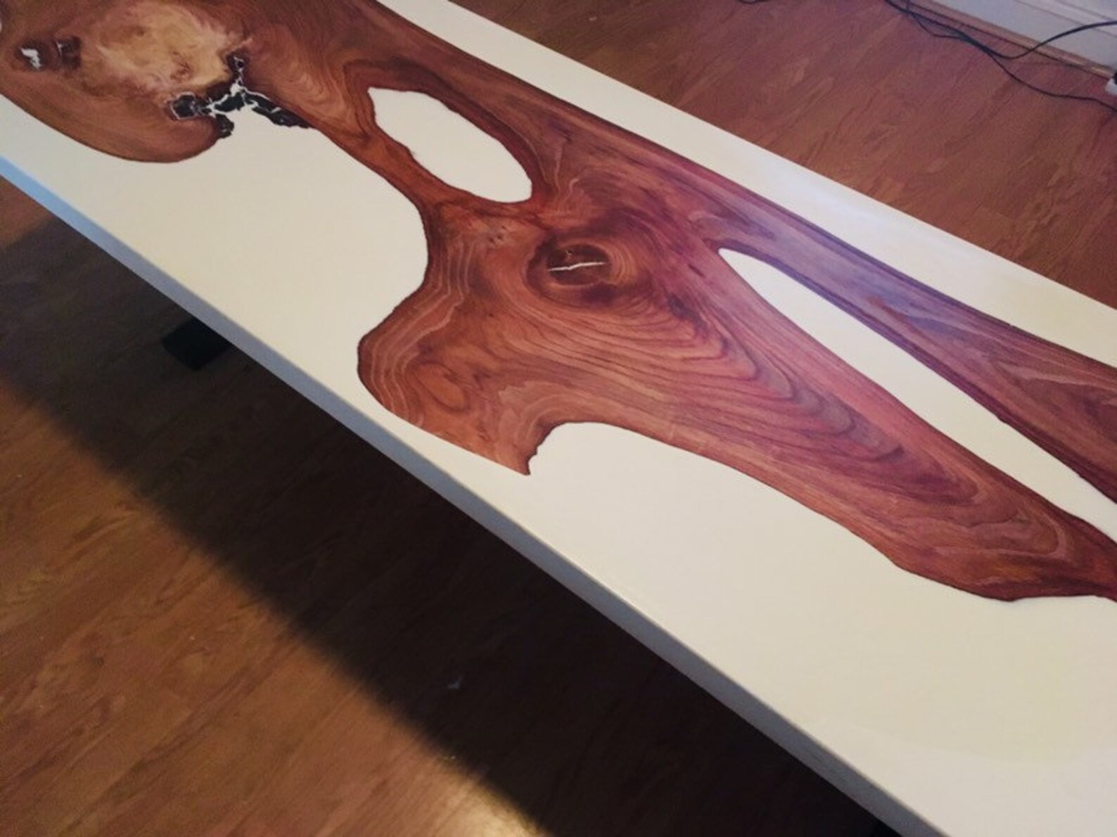 NEW Epoxy Elm River Table Stunning Live Edge Elm Slab - Etsy