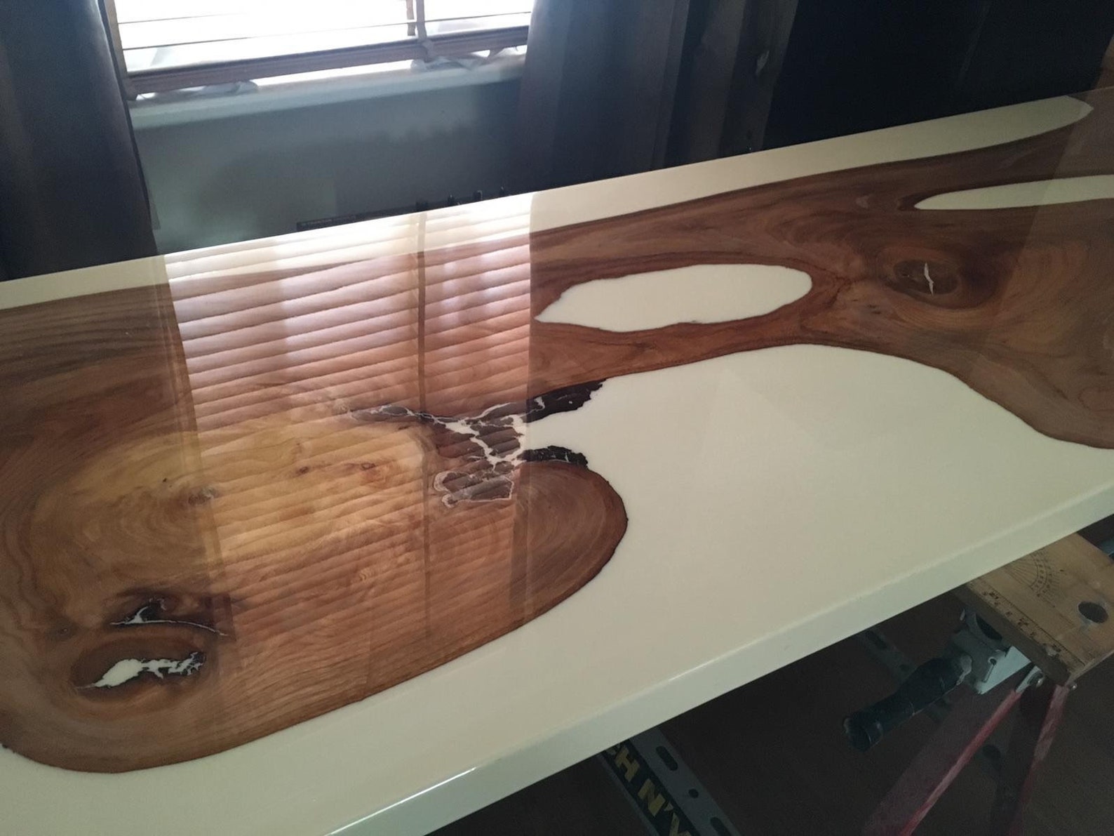 NEW Epoxy Elm River Table Stunning Live Edge Elm Slab - Etsy