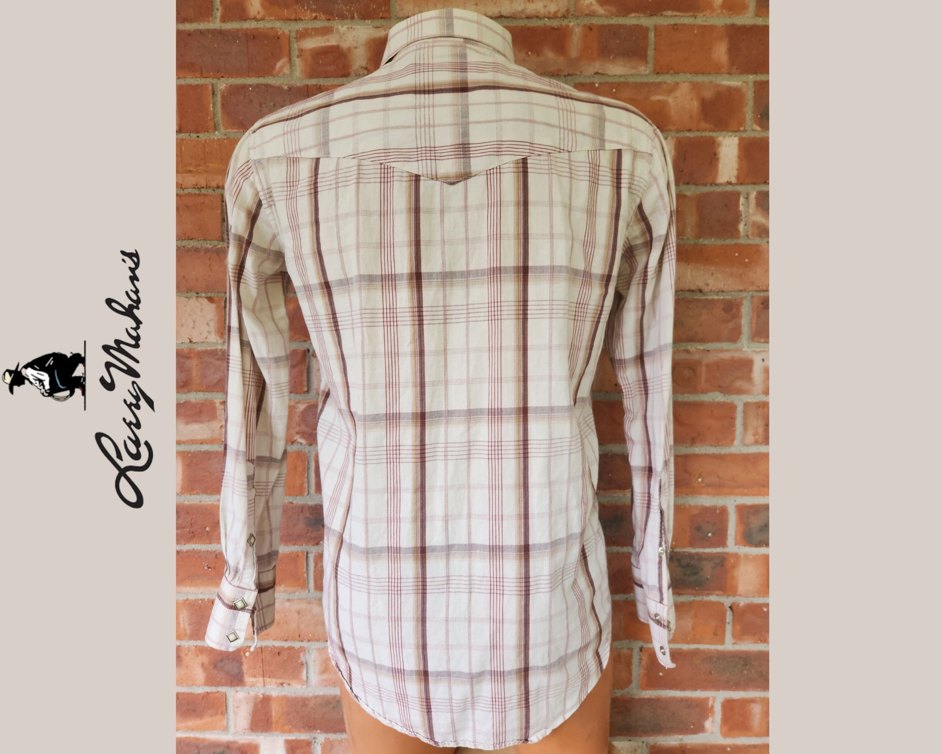Larry Mahan Cowboy Collection Vintage Western Shirt Pearl Snap Western ...