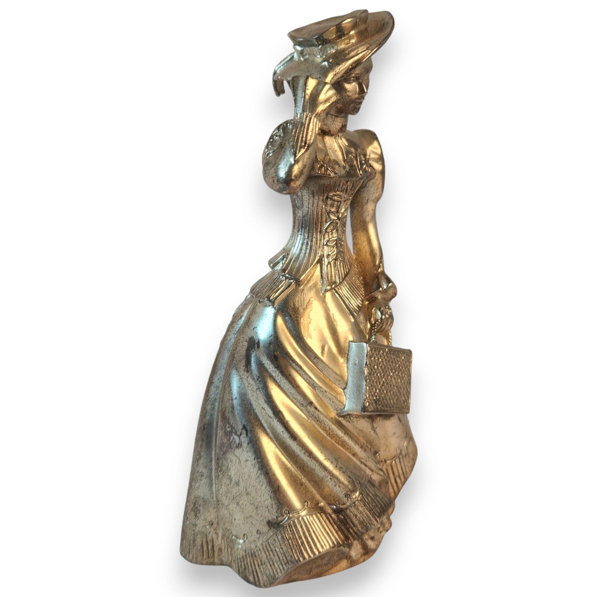 1980s Avon Mrs. Albee Statue Trophy Silvertone Statue 7" W/o Wood Base ...