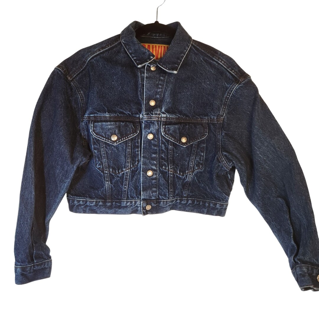 Vintage 80s Calvin Klein Denim Jean Stonewashed Jacket - Etsy