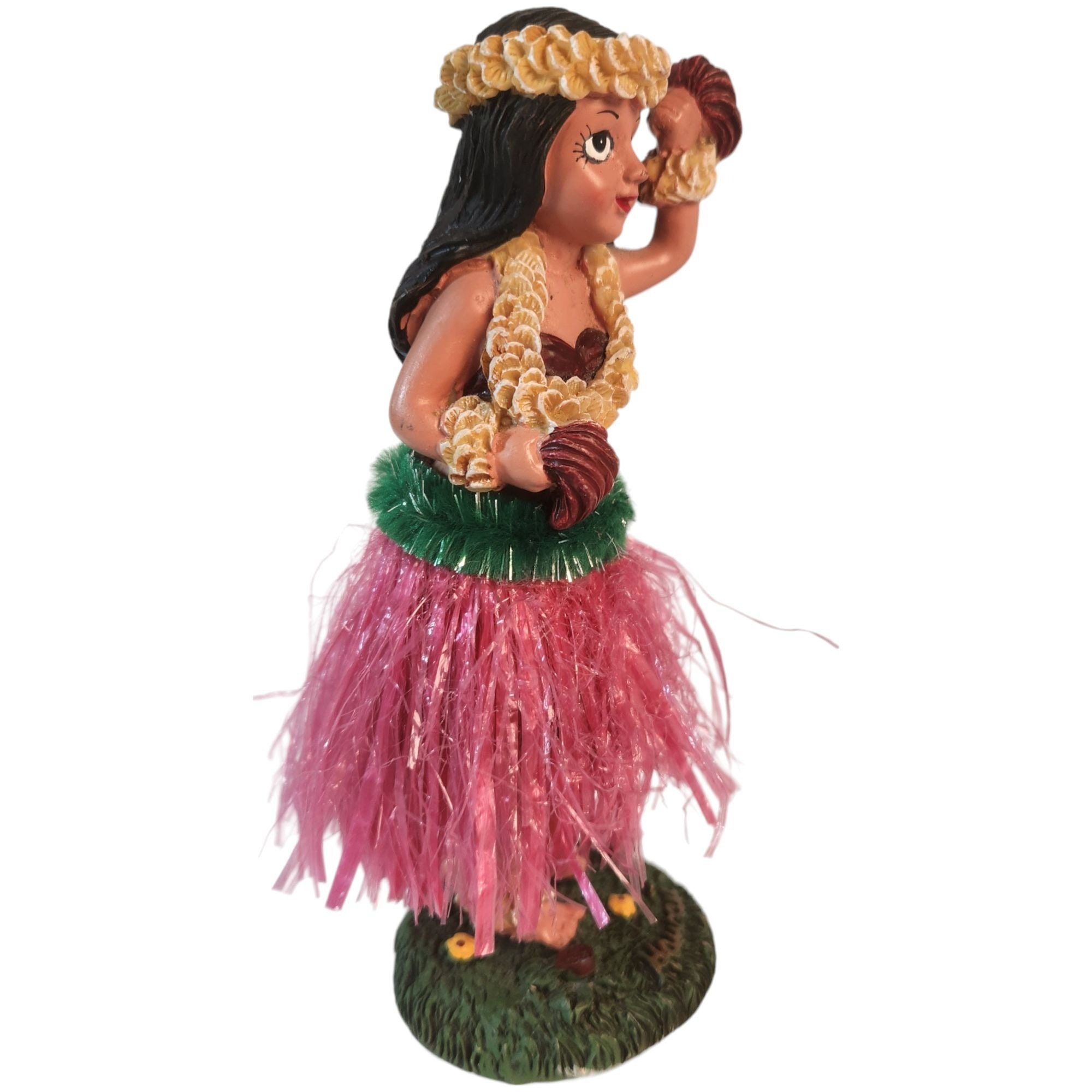 Hawaiian Dashboard Hula Girl Dancer Nodder Bobblehead Figurine KC CO ...