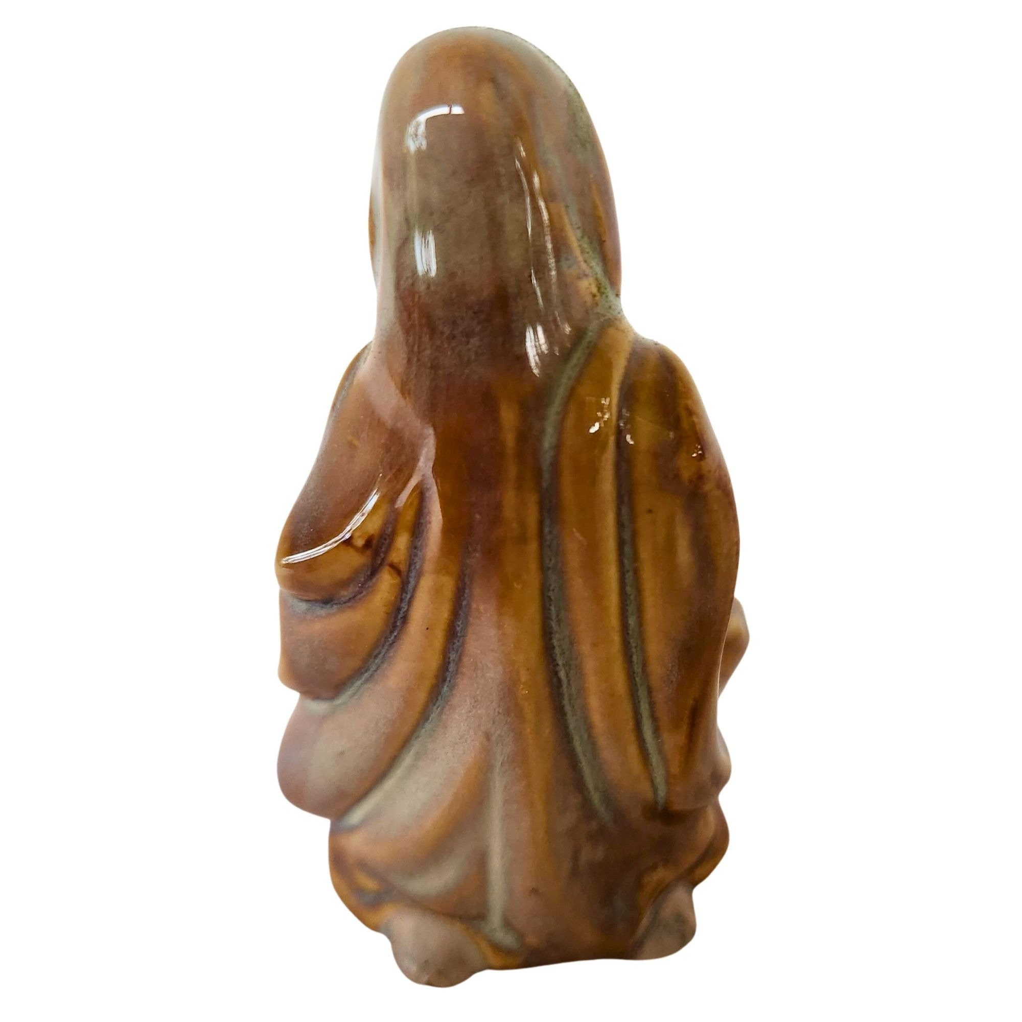 Virgin Mother Mary Kneeling With Baby Jesus Ceramic Nativity Christmas ...