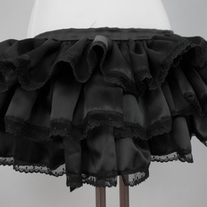 Burlesque Bustle Skirt Sewing Pattern - DIY Tiered Skirt for Dancing or ...