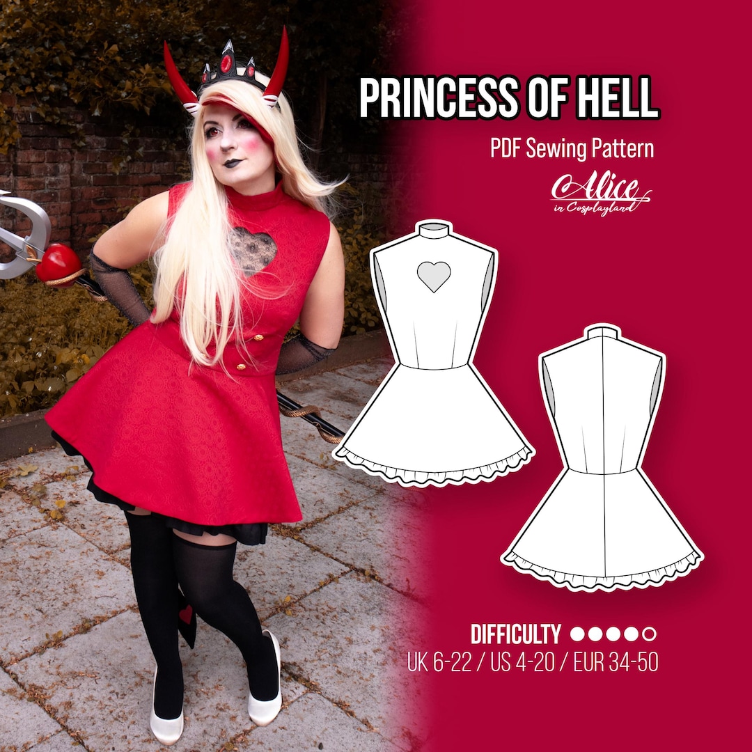 Princess of Hell Sewing Pattern - Etsy
