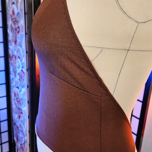 Backless Bodysuit Sewing Pattern - Etsy