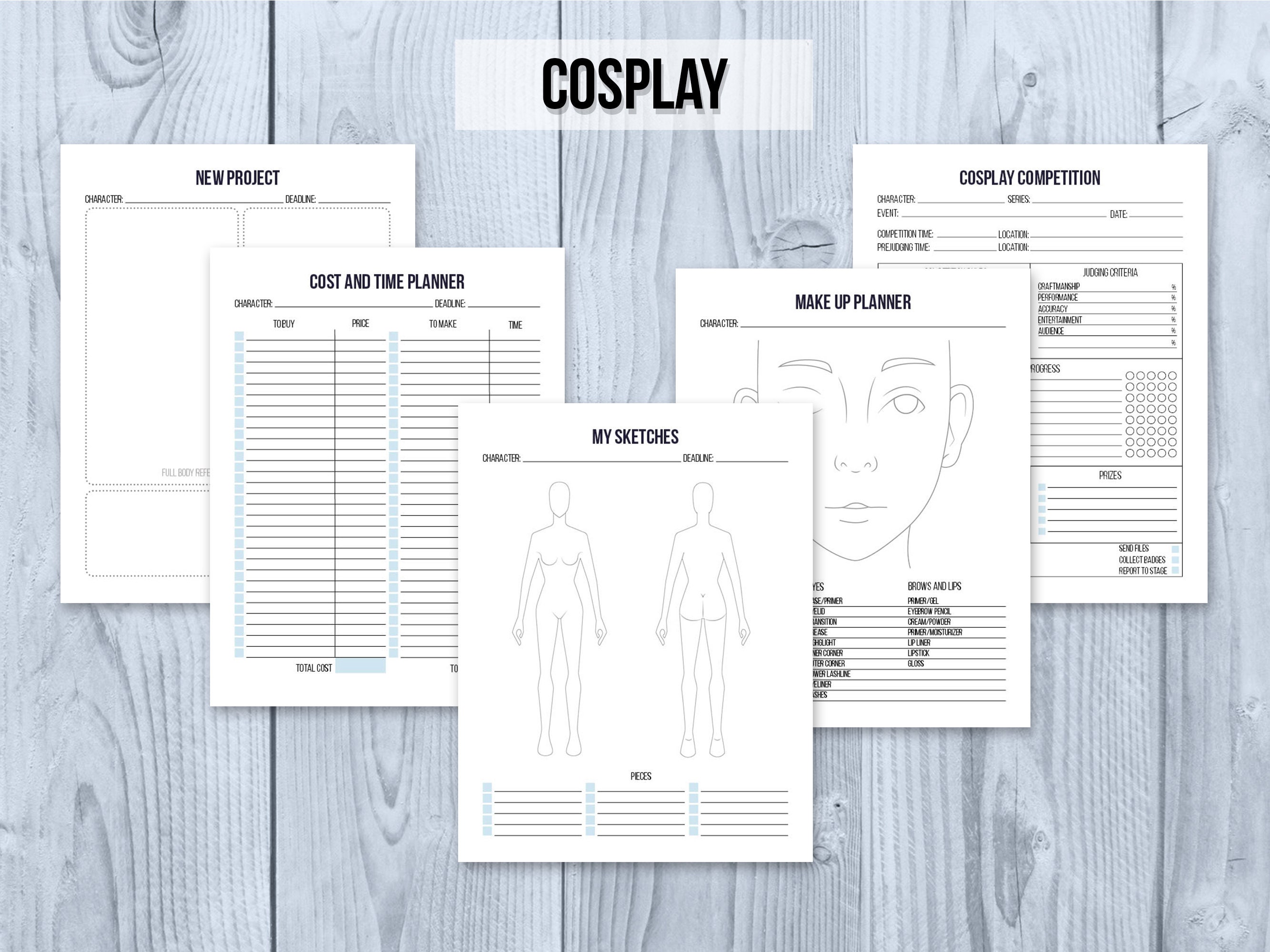 Ultimate Cosplay Planner and Comic Convention Printable - Etsy