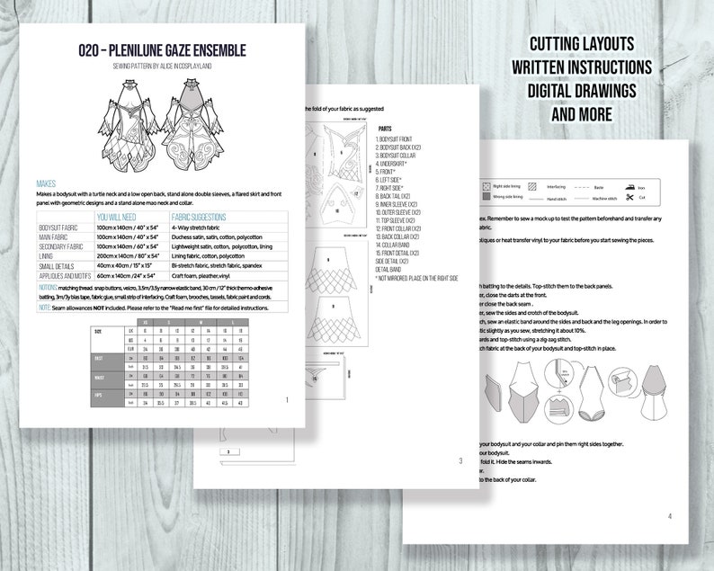 Imperial Scholar Full Circle Cloak Cosplay Sewing Pattern - Etsy