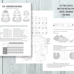 Christmas Star Dress Sewing Pattern - Etsy