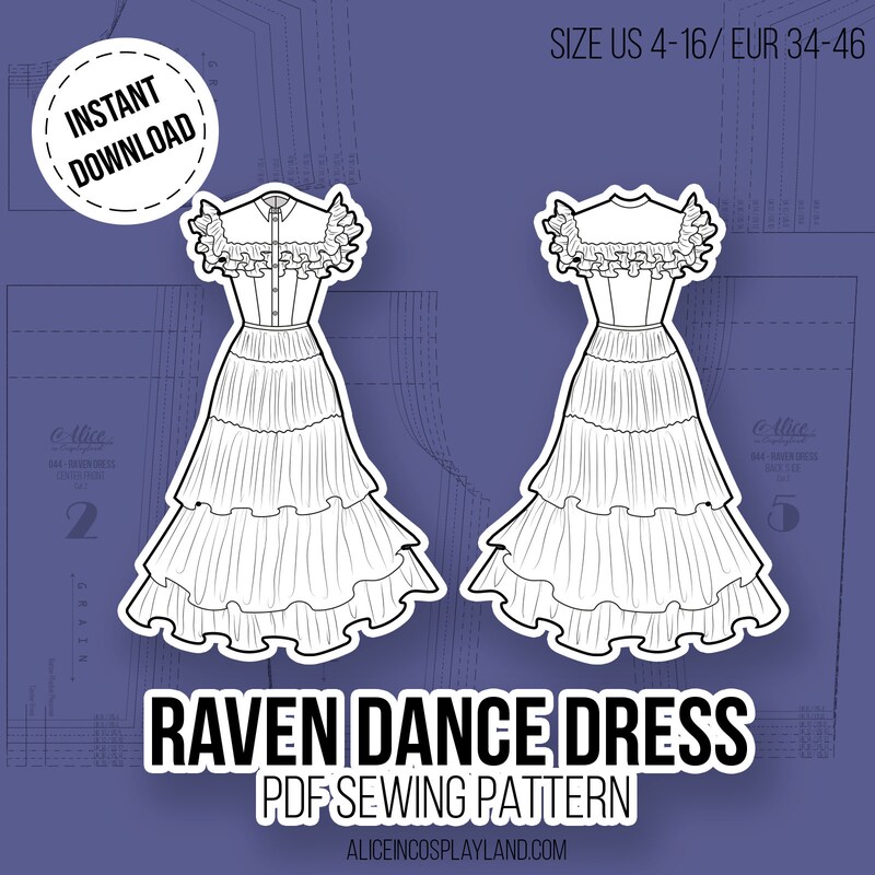 Raven Sewing Pattern - Etsy