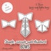 Bow Bundle. Simple Bow, Cascade Bow and Standard Bow Sewing Patterns ...
