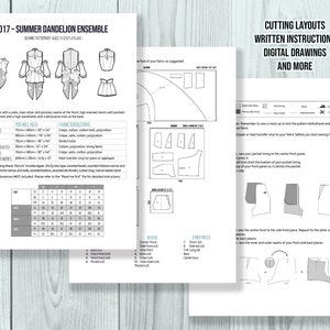 Summer Dandelion Cosplay Sewing Pattern Ensemble - Etsy