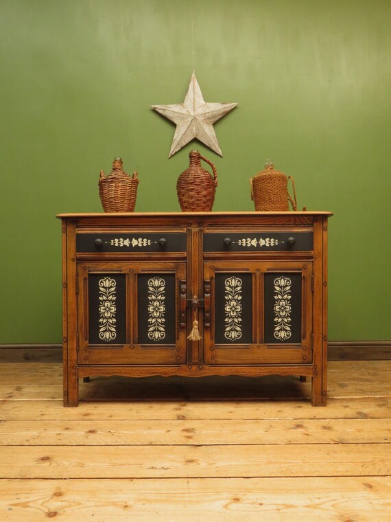 Scandi Boho Styled Ercol Sideboard With Drawers Etsy